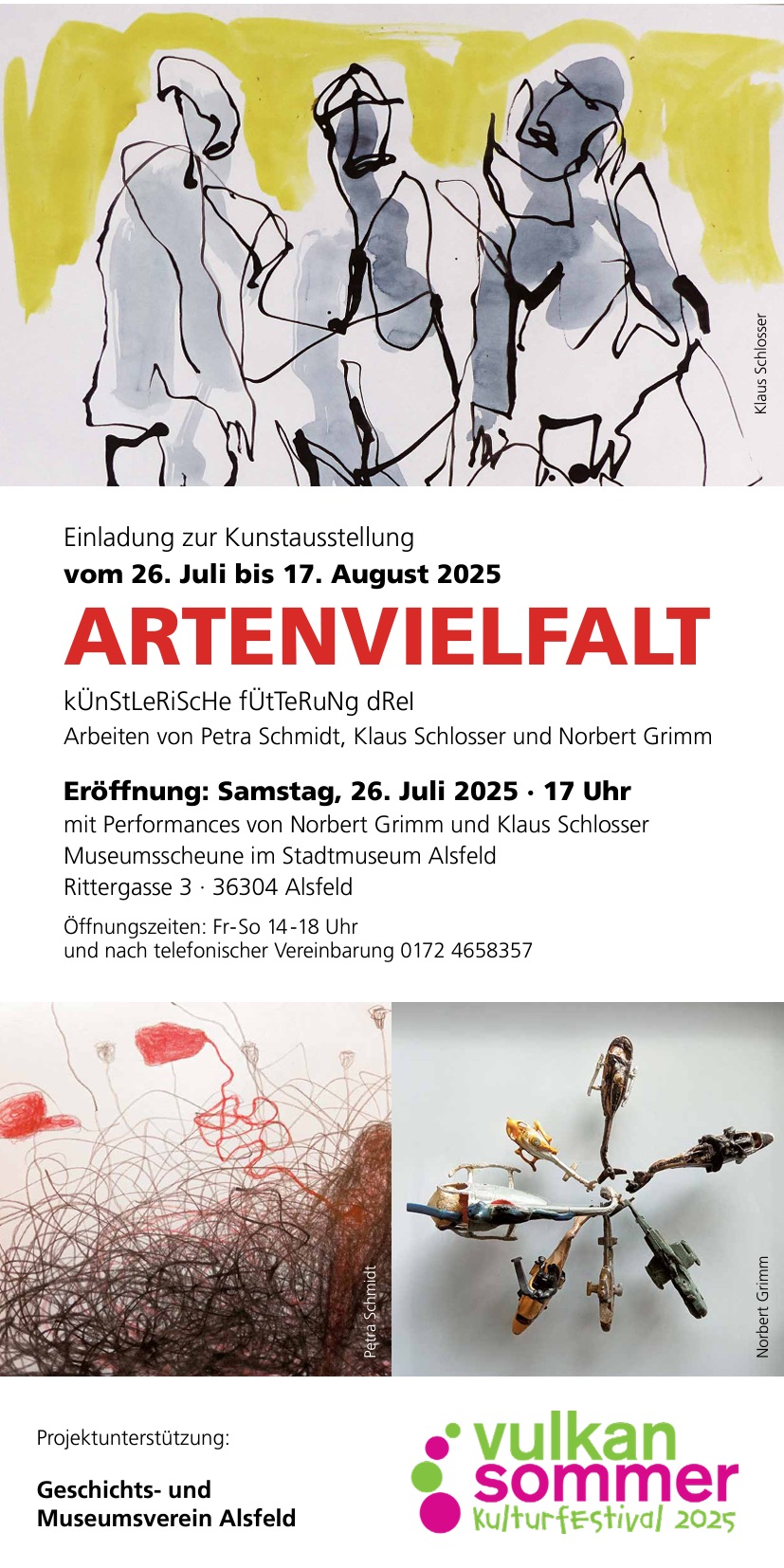 Artenvielfalt – Gemeinschaftsausstellung von Petra Schmidt, Norbert ...